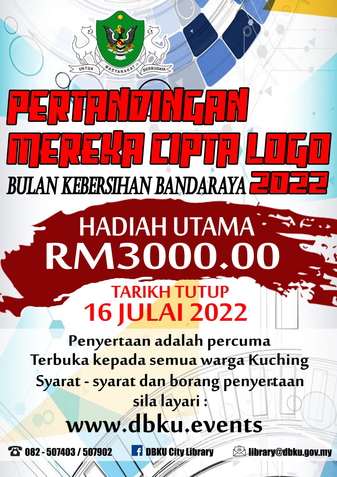 PERTANDINGAN MEREKA CIPTA LOGO 2022 - DBKU Event
