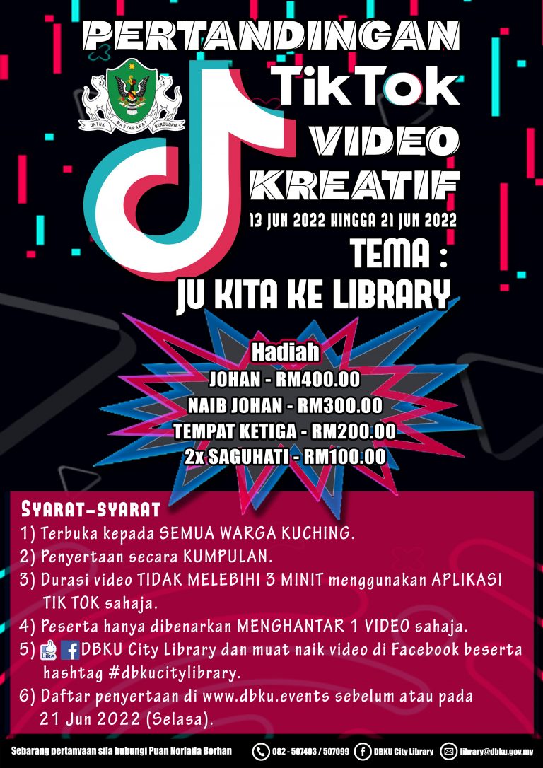 PERTANDINGAN TIK TOK VIDEO KREATIF - DBKU Event